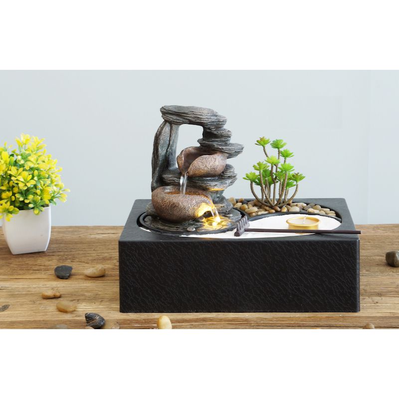 Zen Bowls Tabletop Fountain - Lux Garden