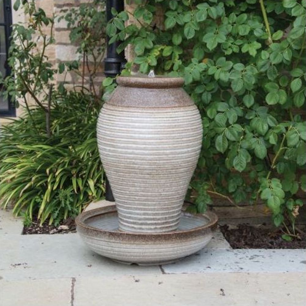 Cadence Vase Ceramic Fountain - Lux Garden